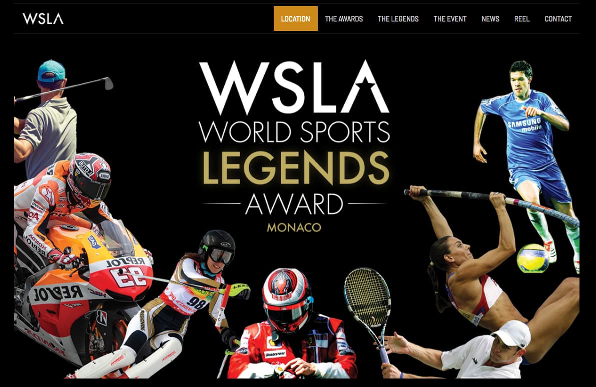 3e cérémonie World sports legends award (WSLA) à Monaco