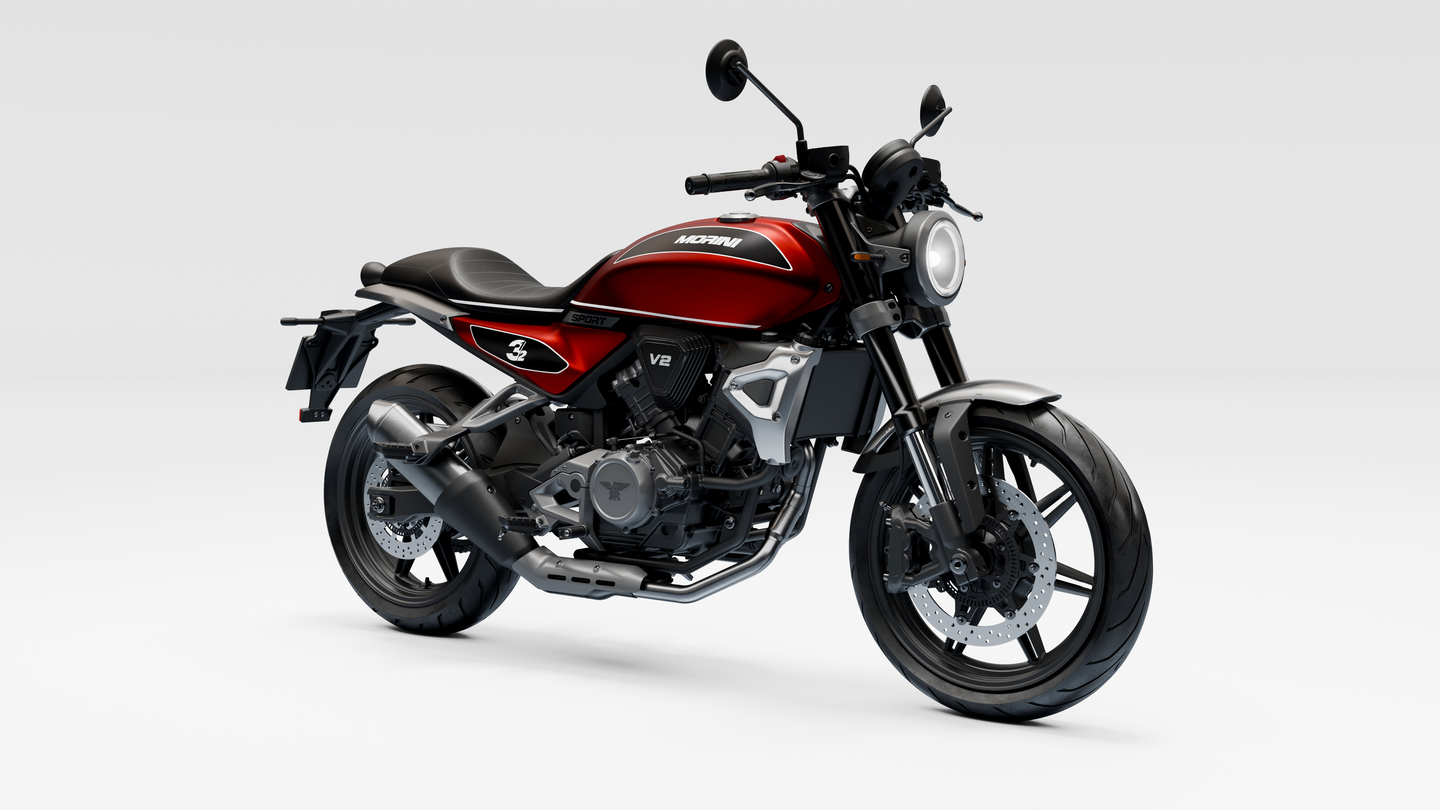 Moto Morini 350 3 ½ 2025 : le retour du v-twin de 350 cm3