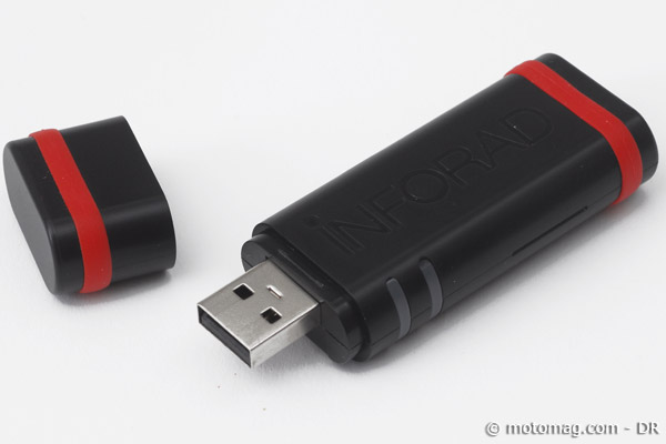 Avertisseur radar Inforad K1 : mini pour la moto