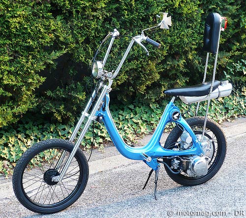 Honda P50 chopper : un cyclo de rebelle