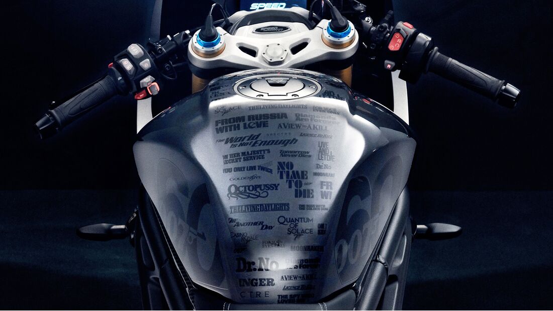 Triumph Speed Triple 1200 RR Bond Edition : la Speed d'agent secret