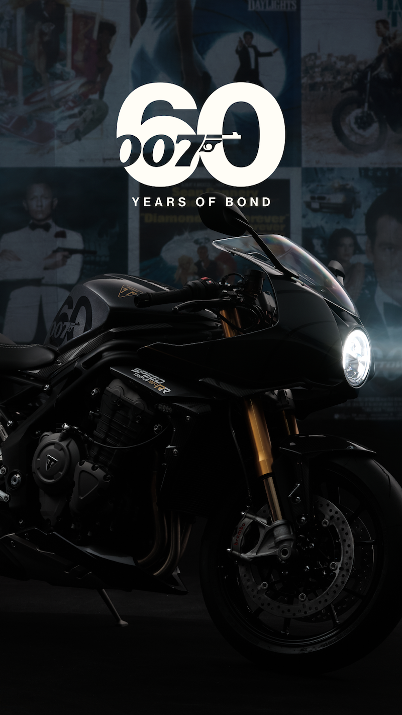 Triumph Speed Triple 1200 RR Bond Edition : la Speed d'agent secret
