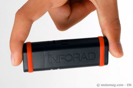 Avertisseur radar Inforad K1 : mini pour la moto